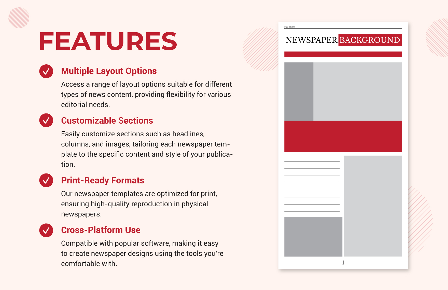 Free Newspaper Background Template - Download in Word | Template.net
