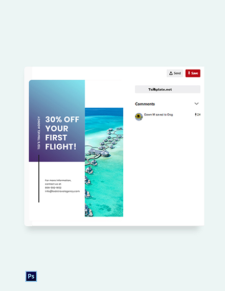 Editable Cyber Monday Sale Pinterest Pin Template - Download in PSD ...