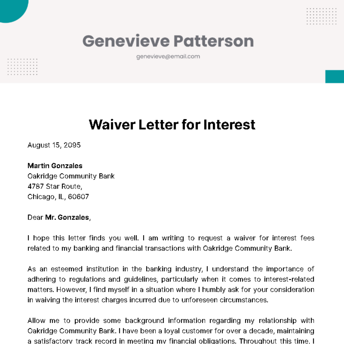 Waiver Letter Template Prntbl concejomunicipaldechinu gov co Waiver Letter Template Prntbl concejomunicipaldechinu gov co