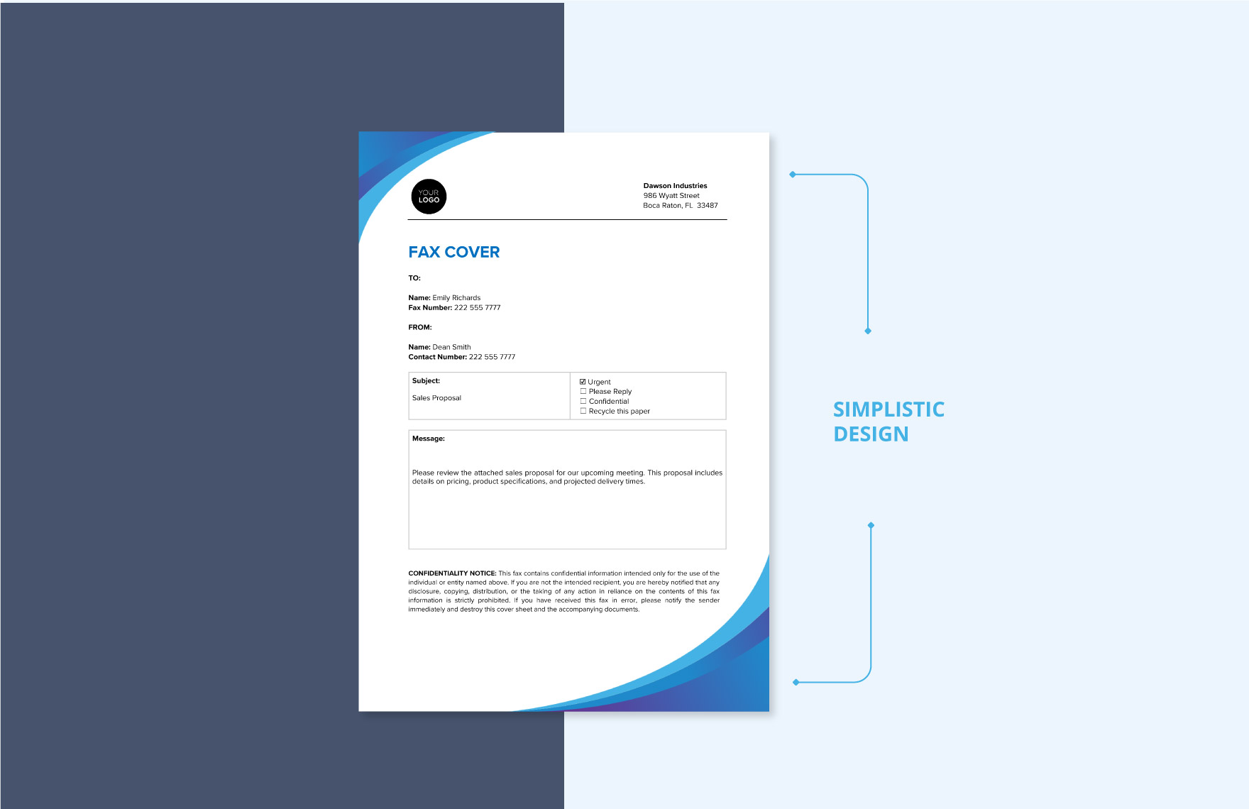 Free Printable Fax Cover Template - Download in Word | Template.net