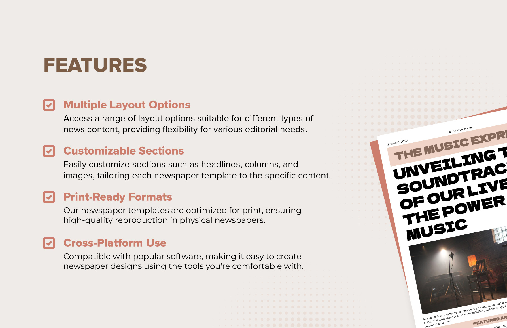 Free Aesthetic Newspaper Template - Download in Word | Template.net