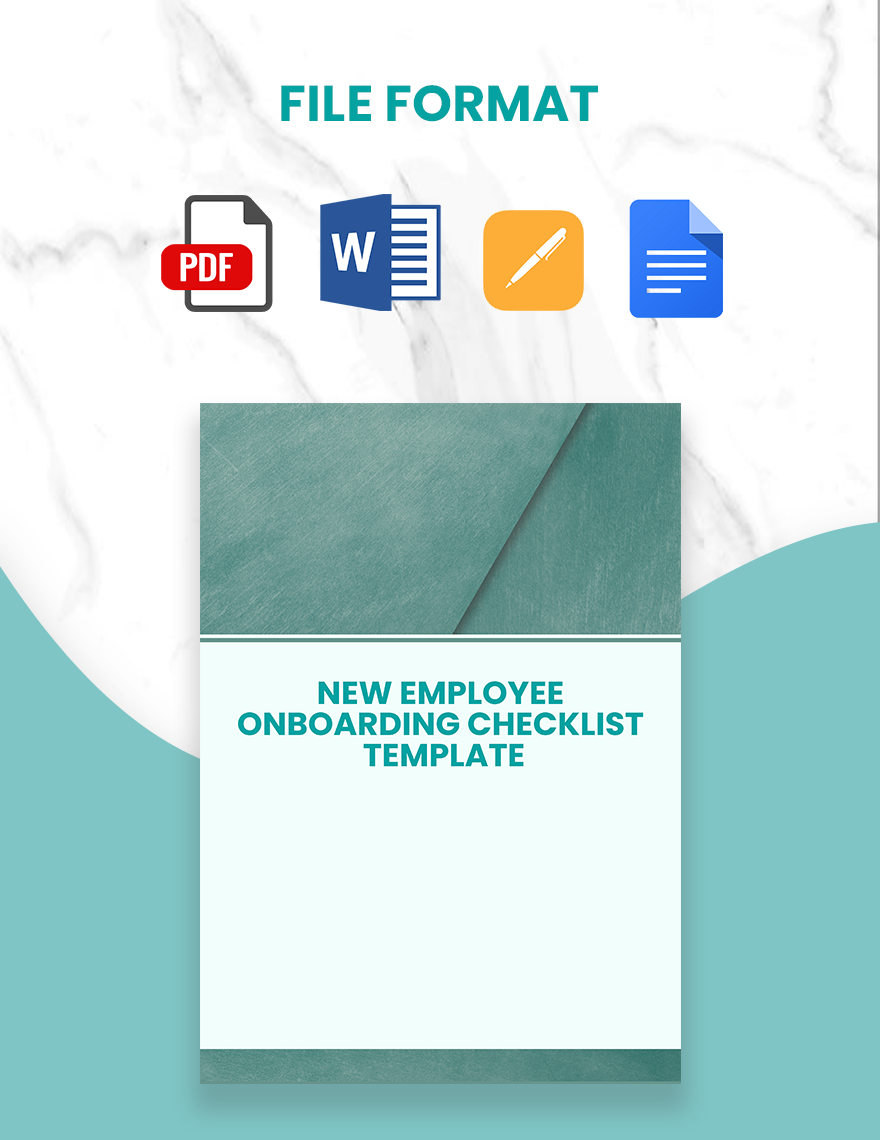 New Employee Onboarding Checklist Template - Word, Google Docs, PDF ...