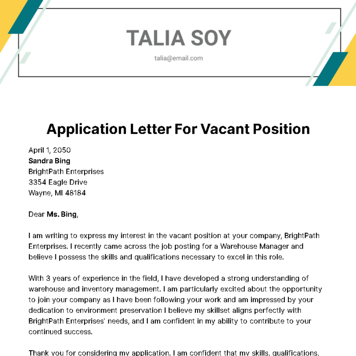 Editable Application Letter For A Job Vacancy Word Format Infoupdate Editable Application Letter For A Job Vacancy Word Format Infoupdate
