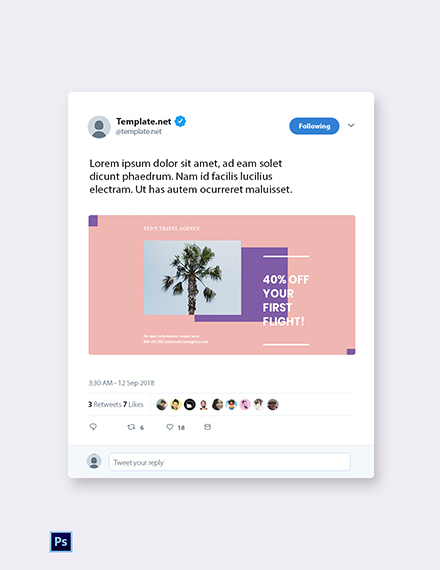Free 171 Editable Social Media Twitter Post Templates 2019 Download 