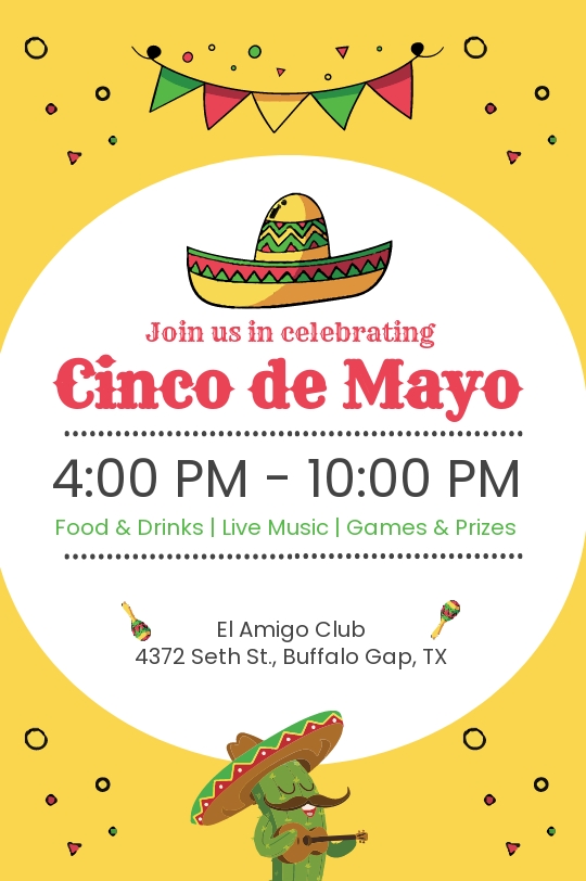 8 Cinco De Mayo Day Photoshop PSD Templates Free Downloads 