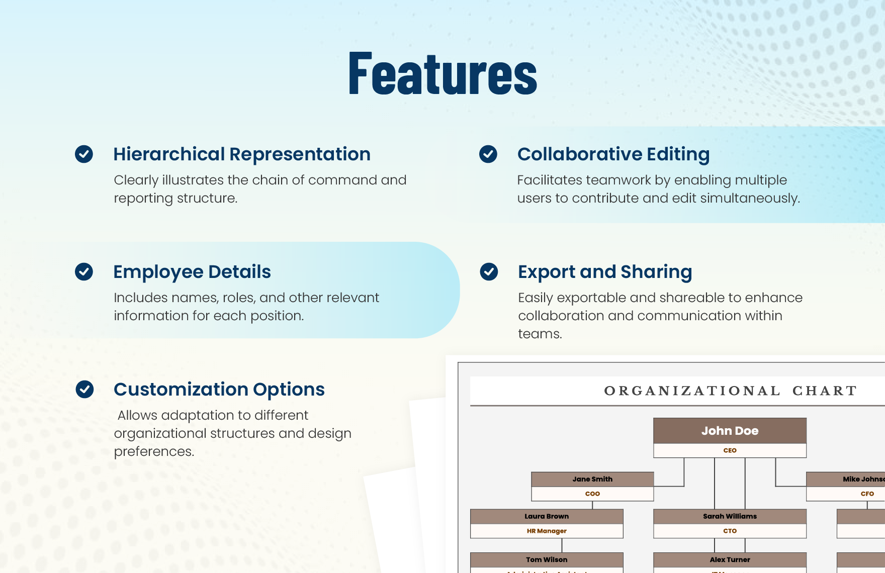 Organizational Chart Template - Download in Excel, Google Sheets | Template.net