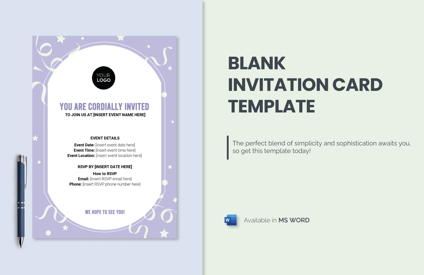 Editable Blank Templates In Word To Download