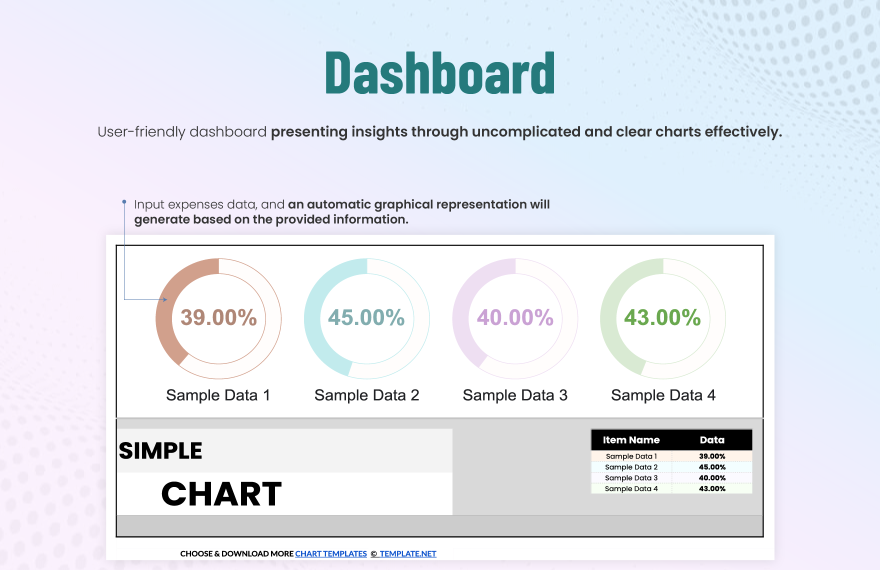 Free Simple Chart Template - Download in Excel, Google Sheets ...