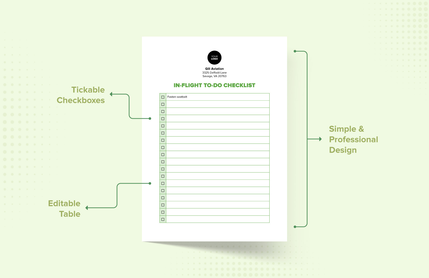 Free To-Do Checklist Template - Download in Word, Google Docs, PDF ...