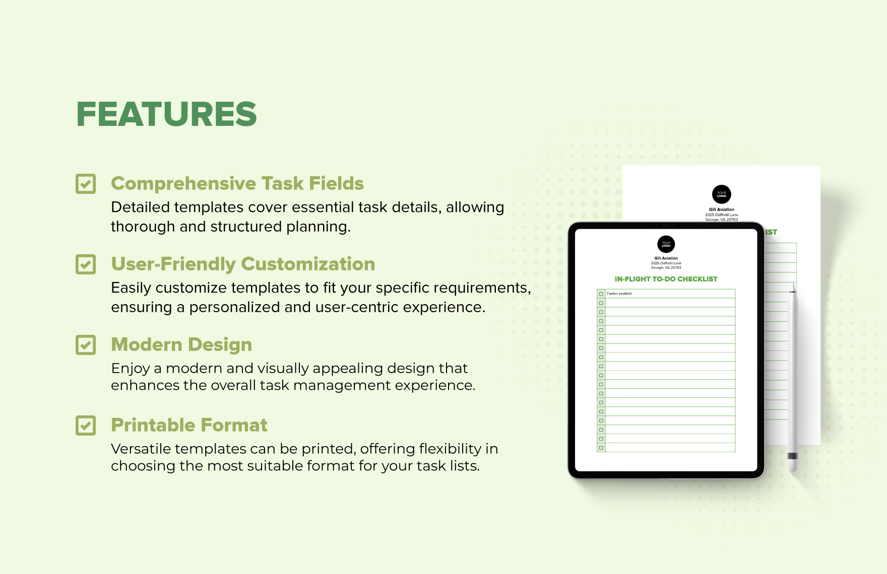 Free To-Do Checklist Template - Download in Word, Google Docs, PDF ...