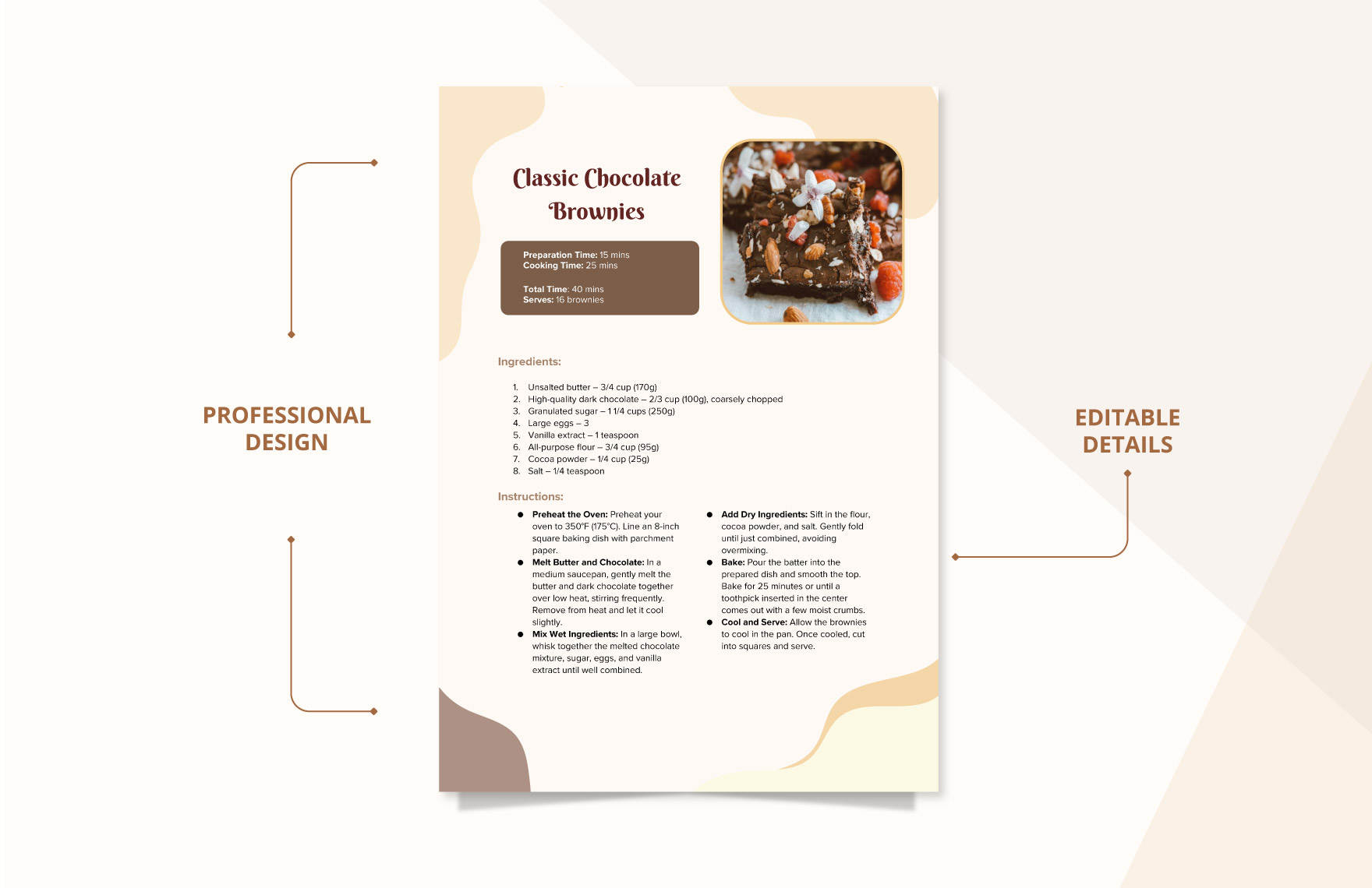 Free Printable Recipe Template - Download in Word | Template.net