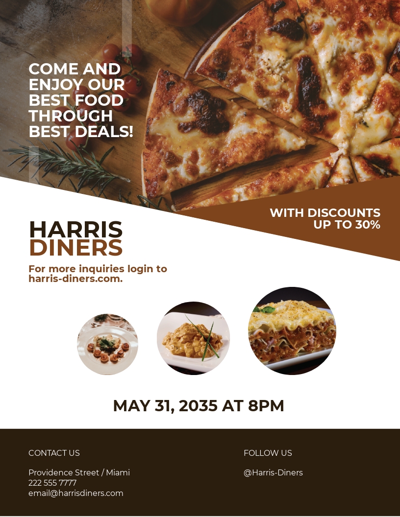 8+ FREE Food Menu Templates - Word (DOC) | PSD | InDesign | Apple Pages ...