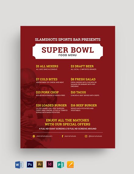 FREE Sample Football Ticket Template Word PSD InDesign Apple 