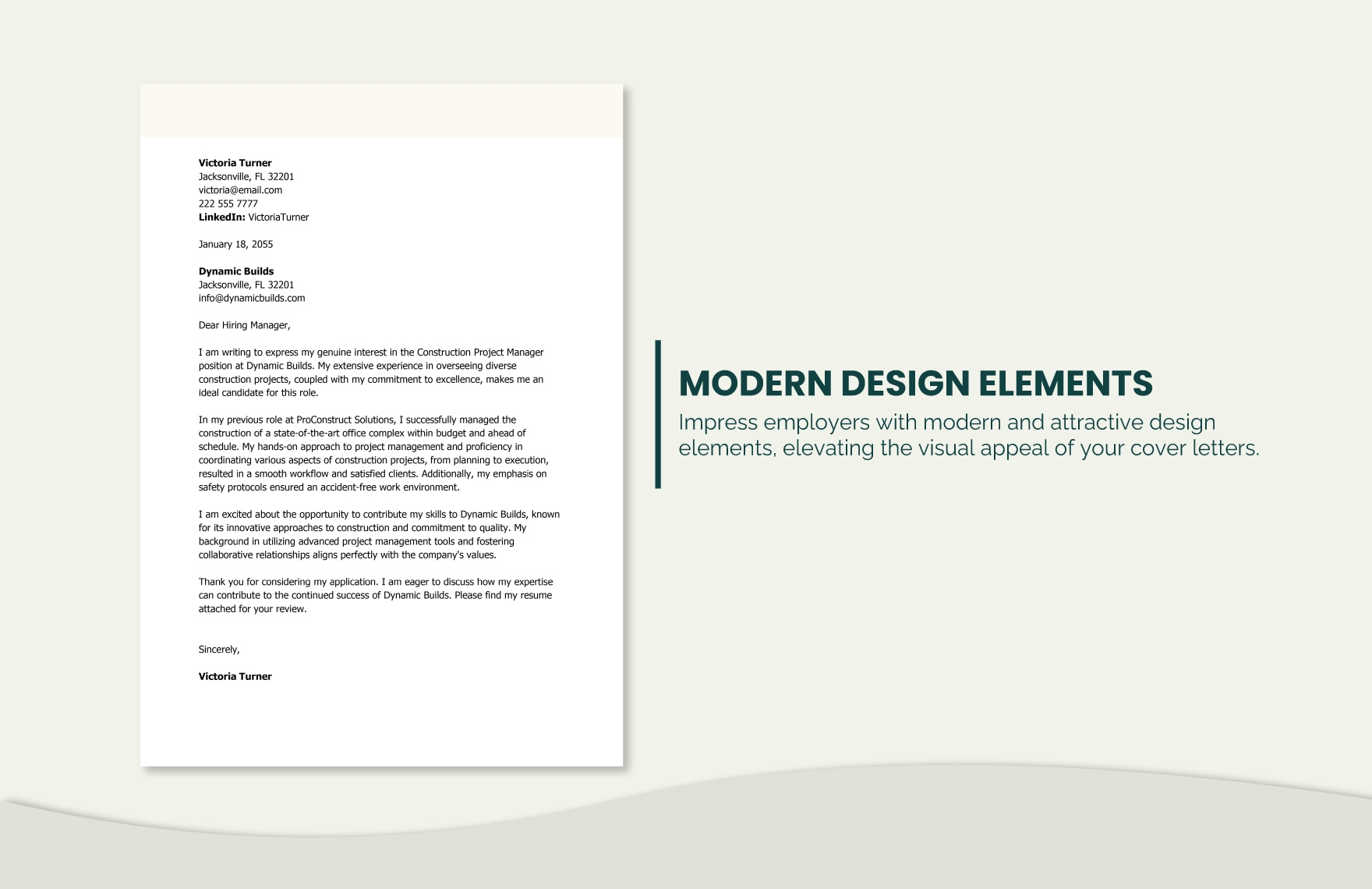 Free Minimalist Cover Letter Template - Download in Word, Google Docs ...