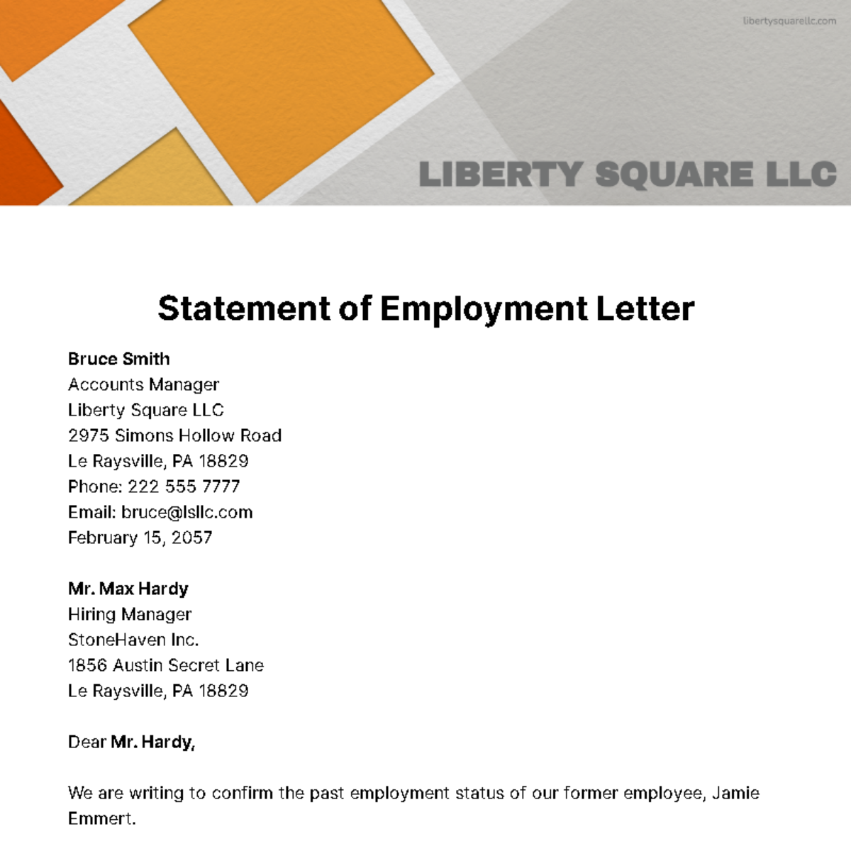 FREE Statement Letter Templates Examples Edit Online Download