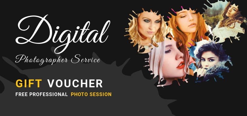Photography Service Gift Voucher Template
