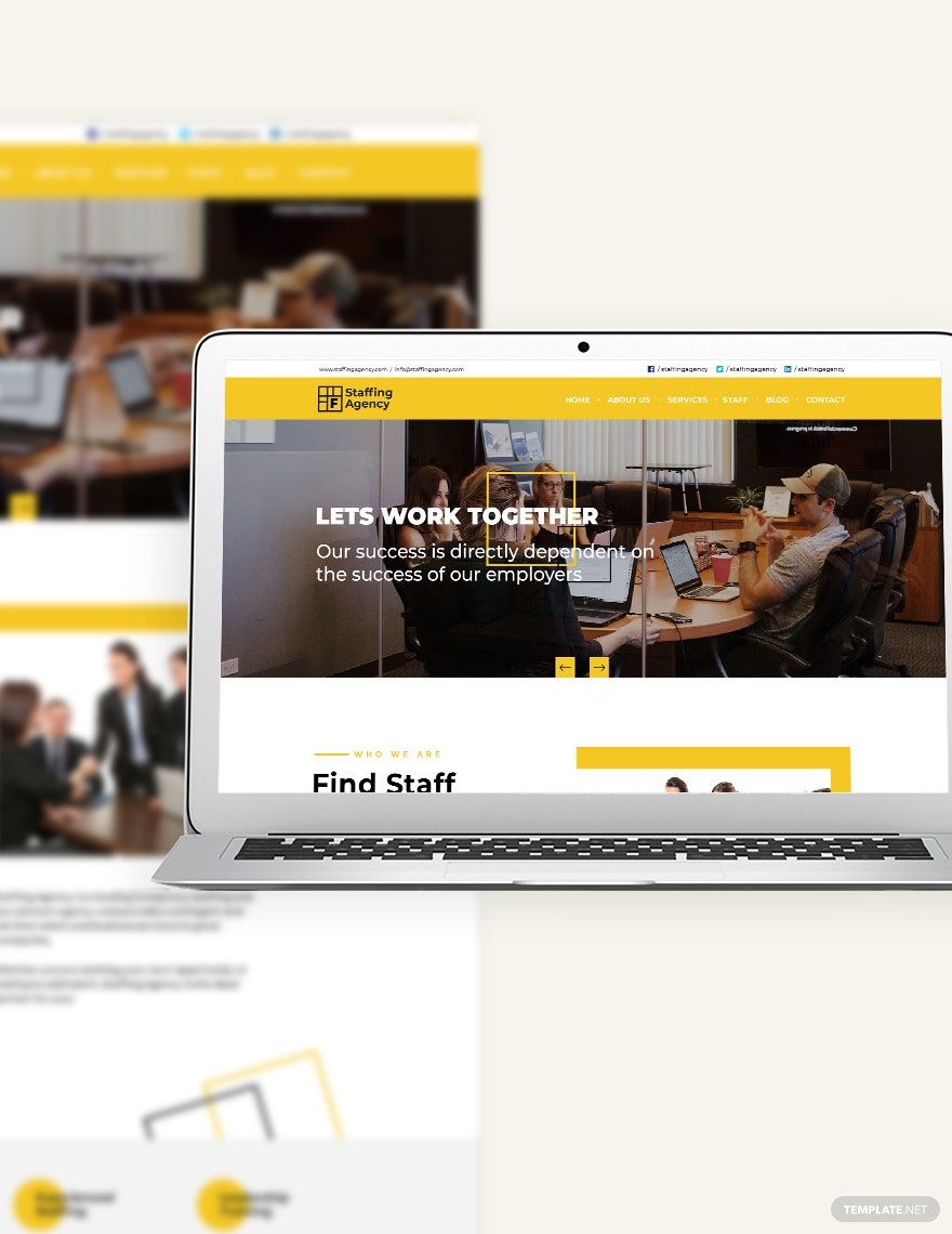 Free Staffing Agency Bootstrap Landing Page Template Download In 
