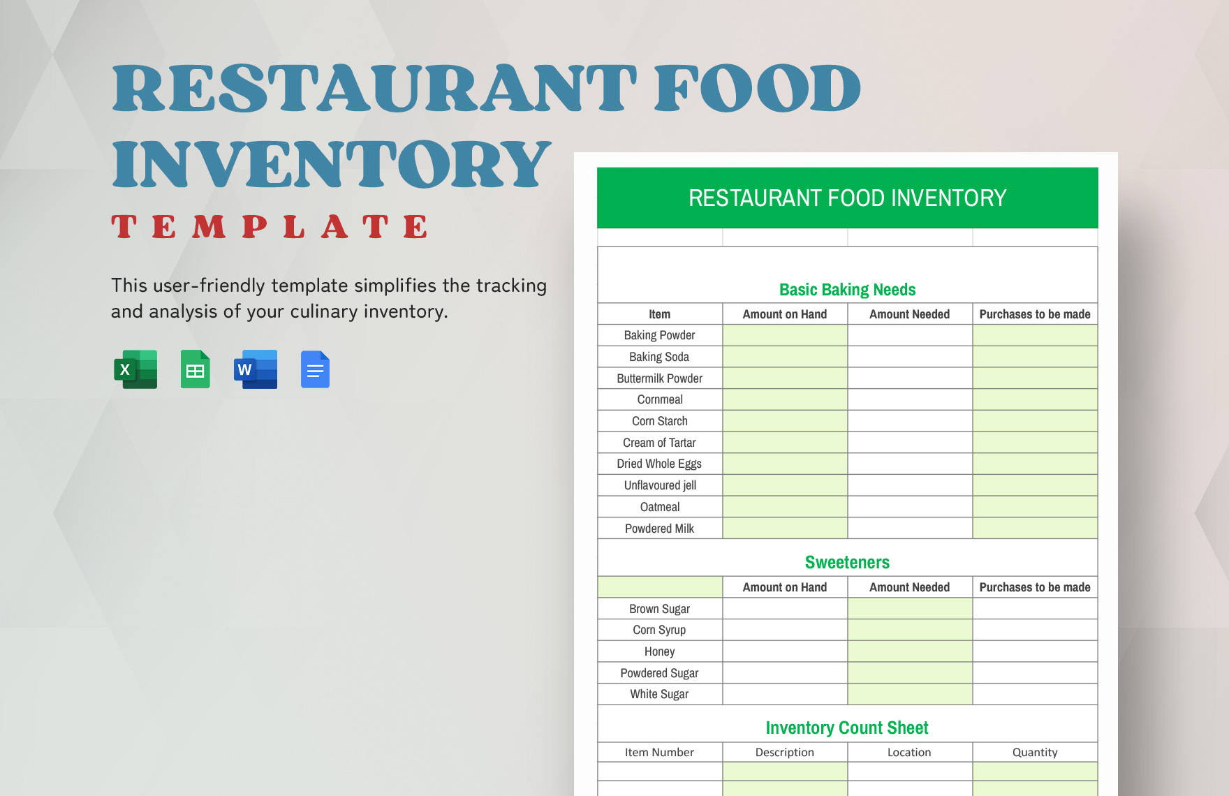 Free Restaurant Report Templates To Edit Online And Print