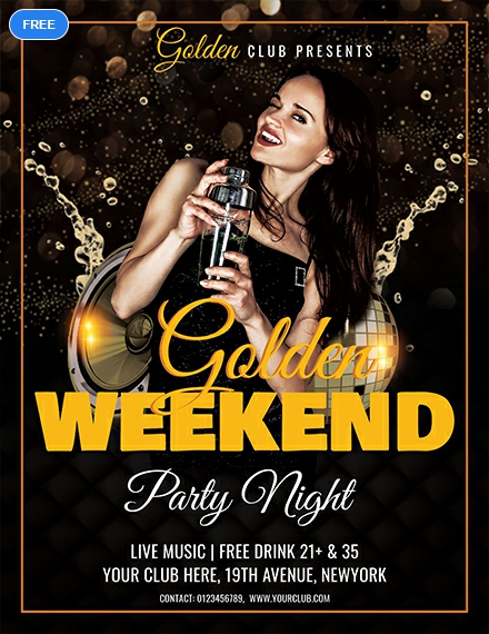 Party Flyer Template - Edit Online & Download Example | Template.net