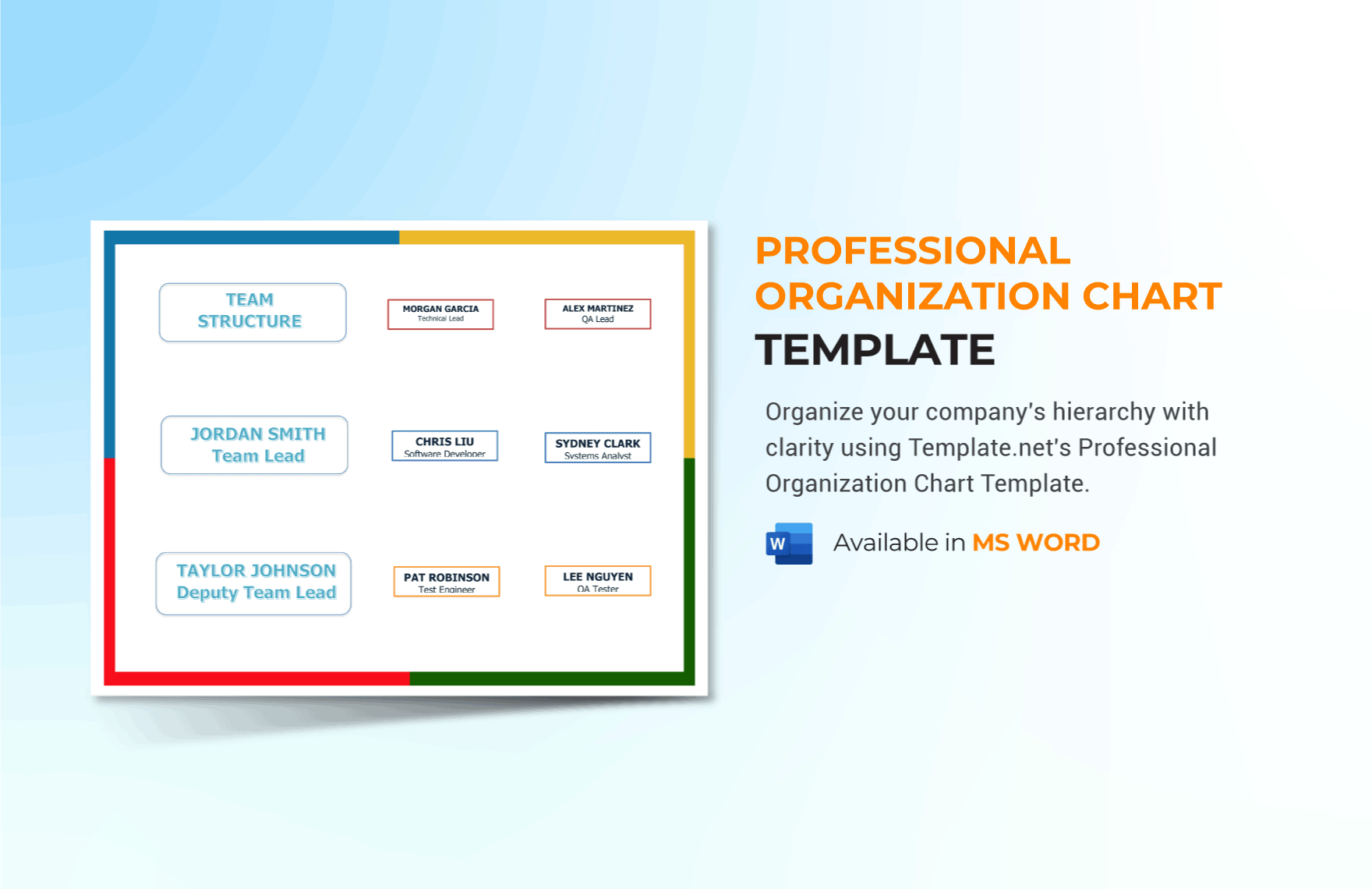 Page 24 Free Editable Chart Templates In Microsoft Word To Download