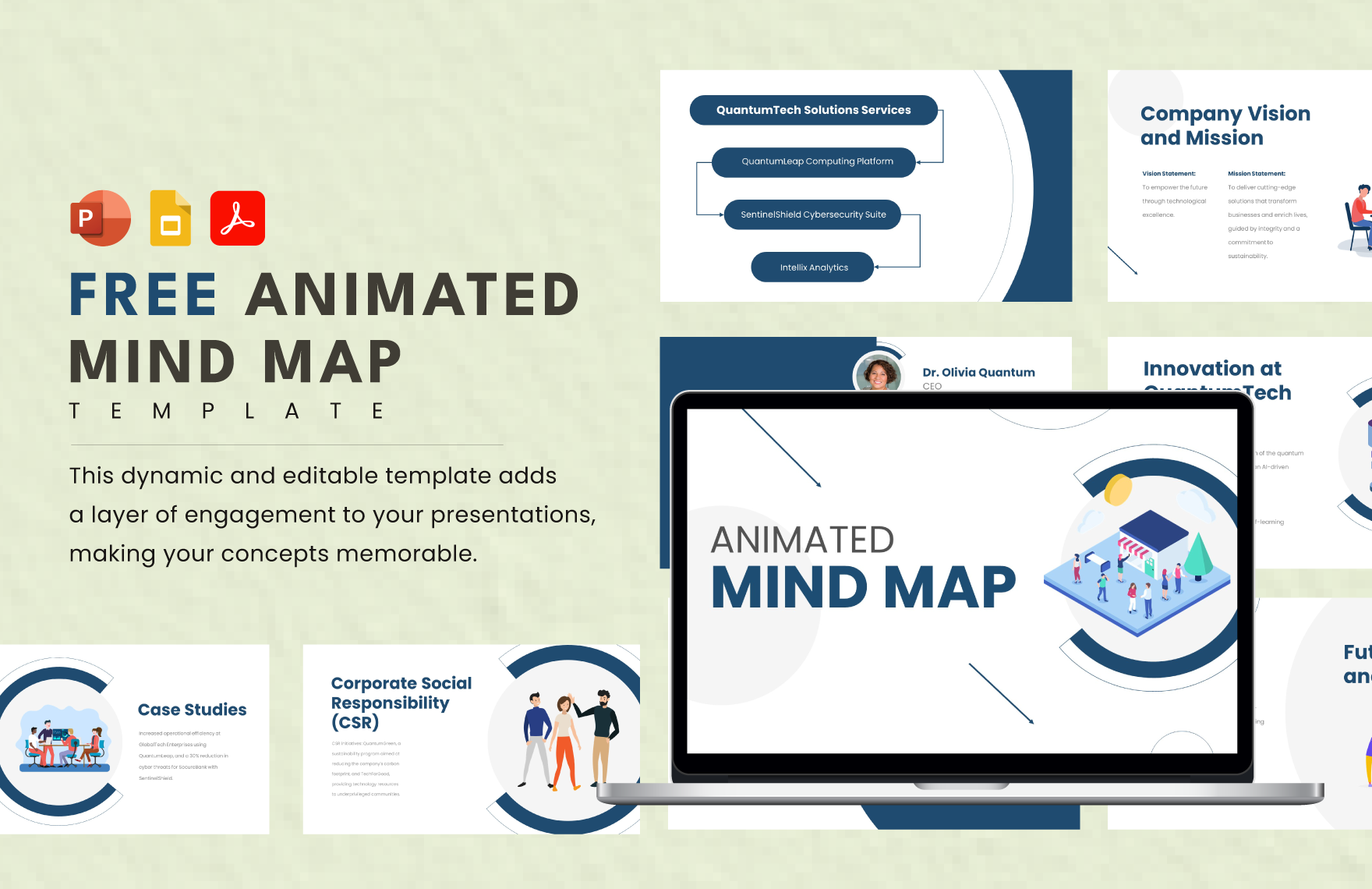 Free Animated Template - Download in PowerPoint, Google Slides, Apple ...