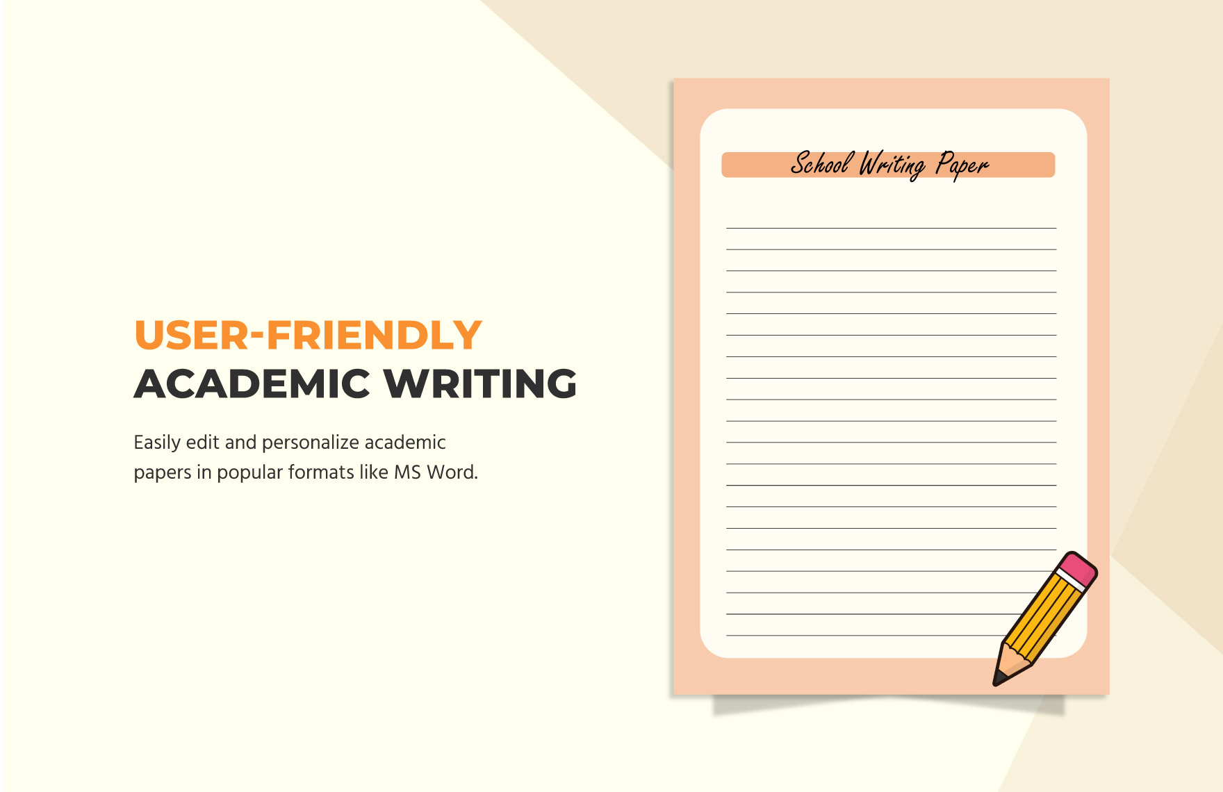 Free School Writing Paper Template - Download in Word | Template.net