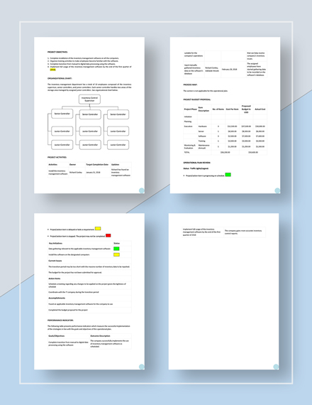 9 Annual Operational Plan Templates Word Pdf Docs