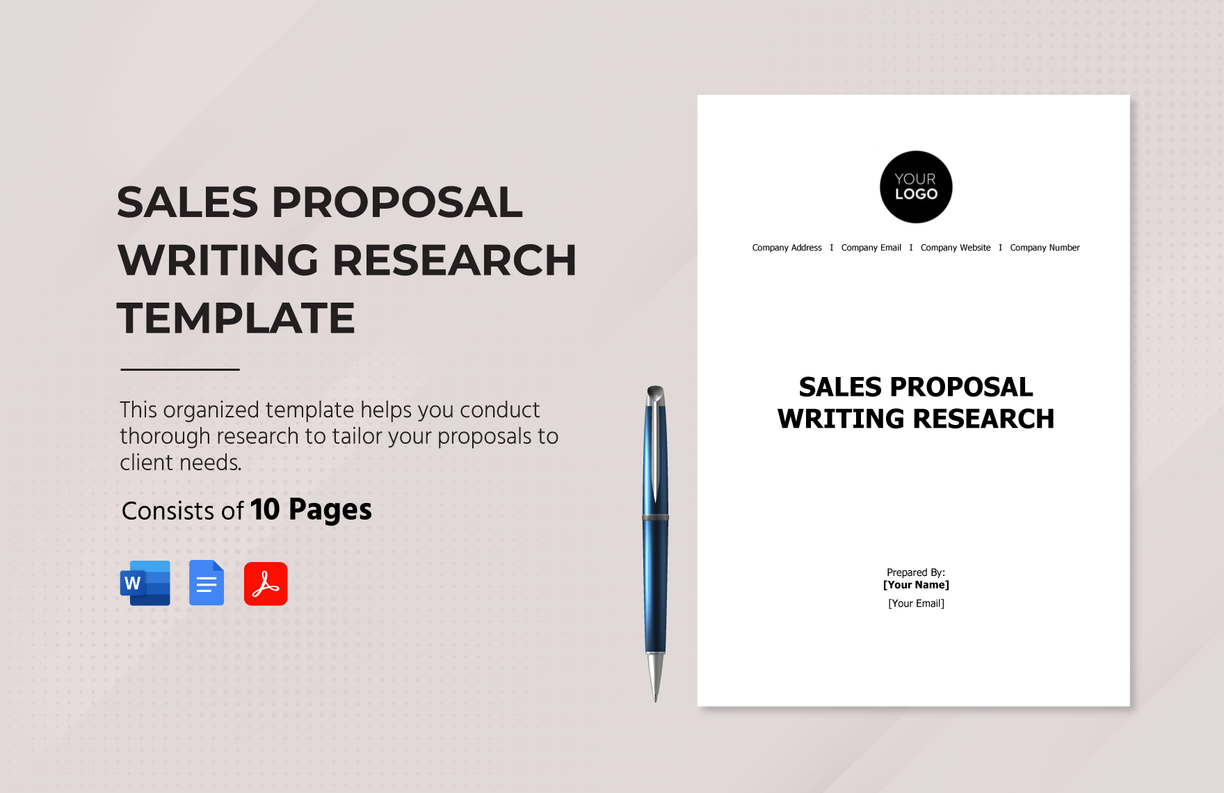 Scientific Article Template In Word PDF Google Docs Download