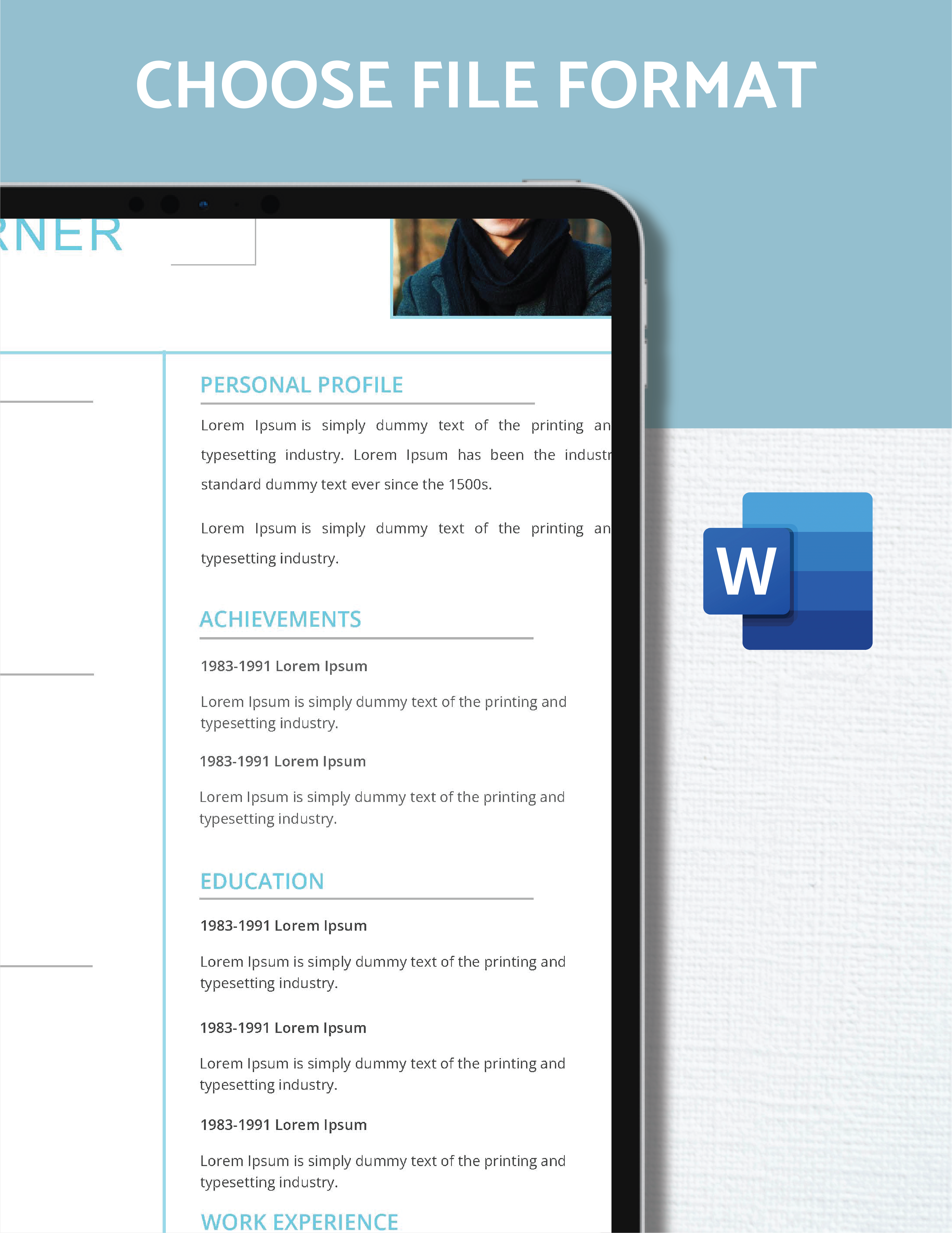 Free Clean Resume Template - Download in Word, Google Docs | Template.net