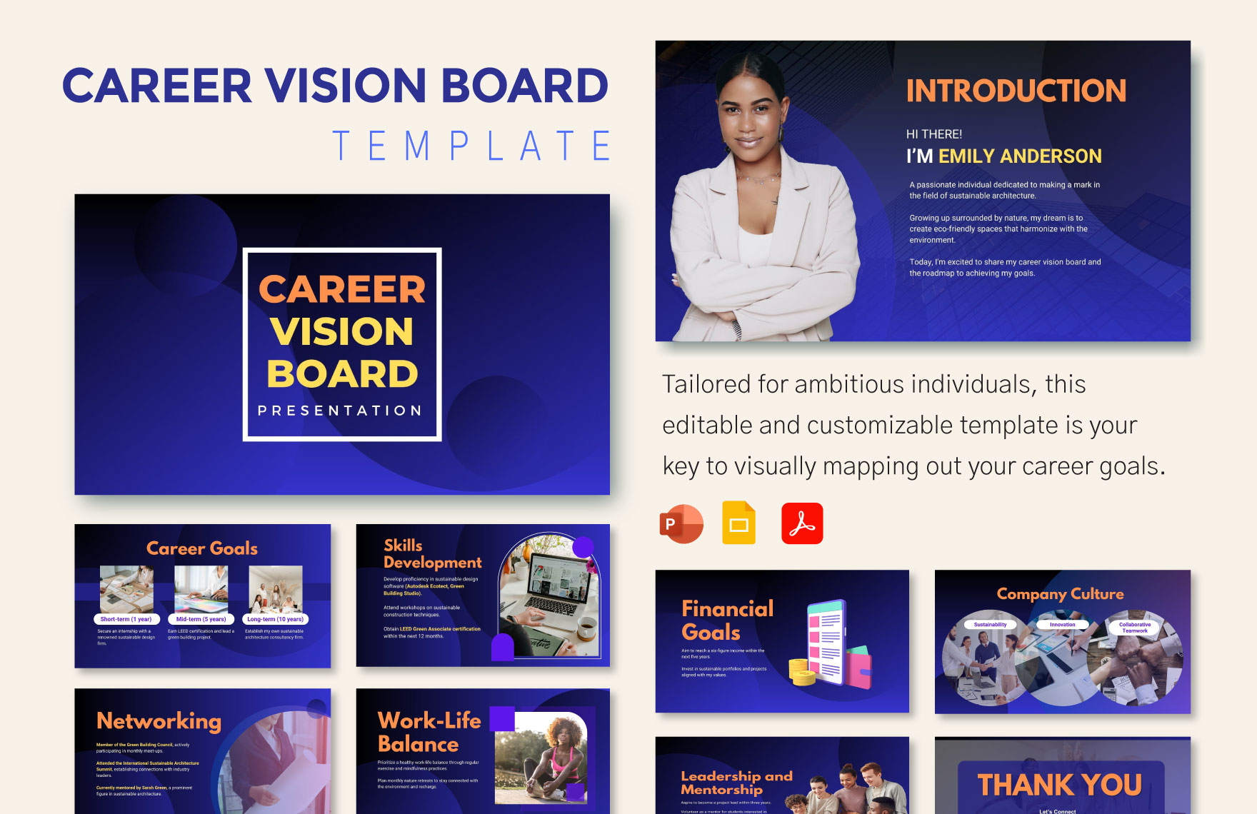 Free Career Plan Templates Editable And Printable