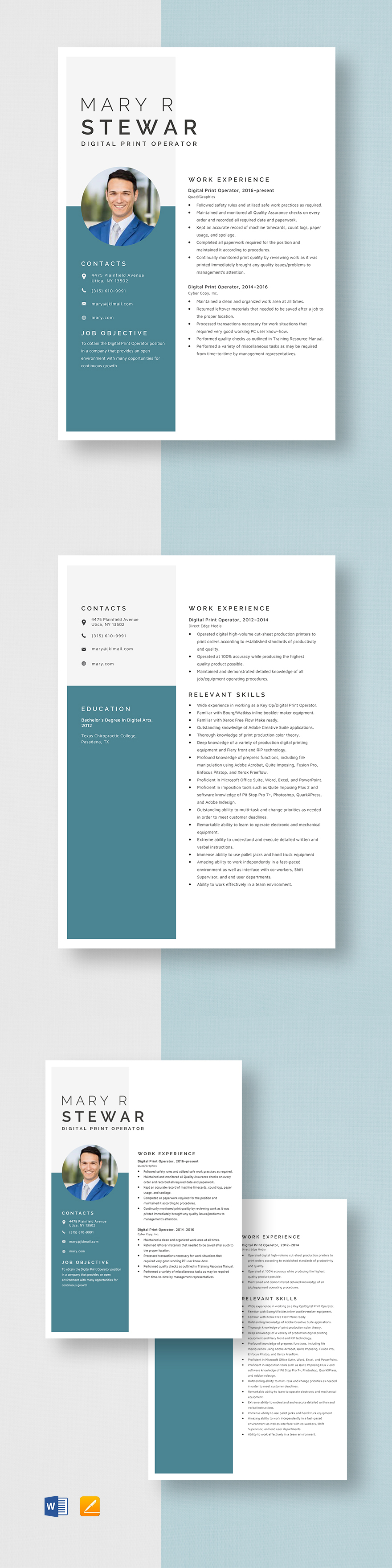 Free Bulldozer Operator Resume Template - Word, Apple Pages | Template.net