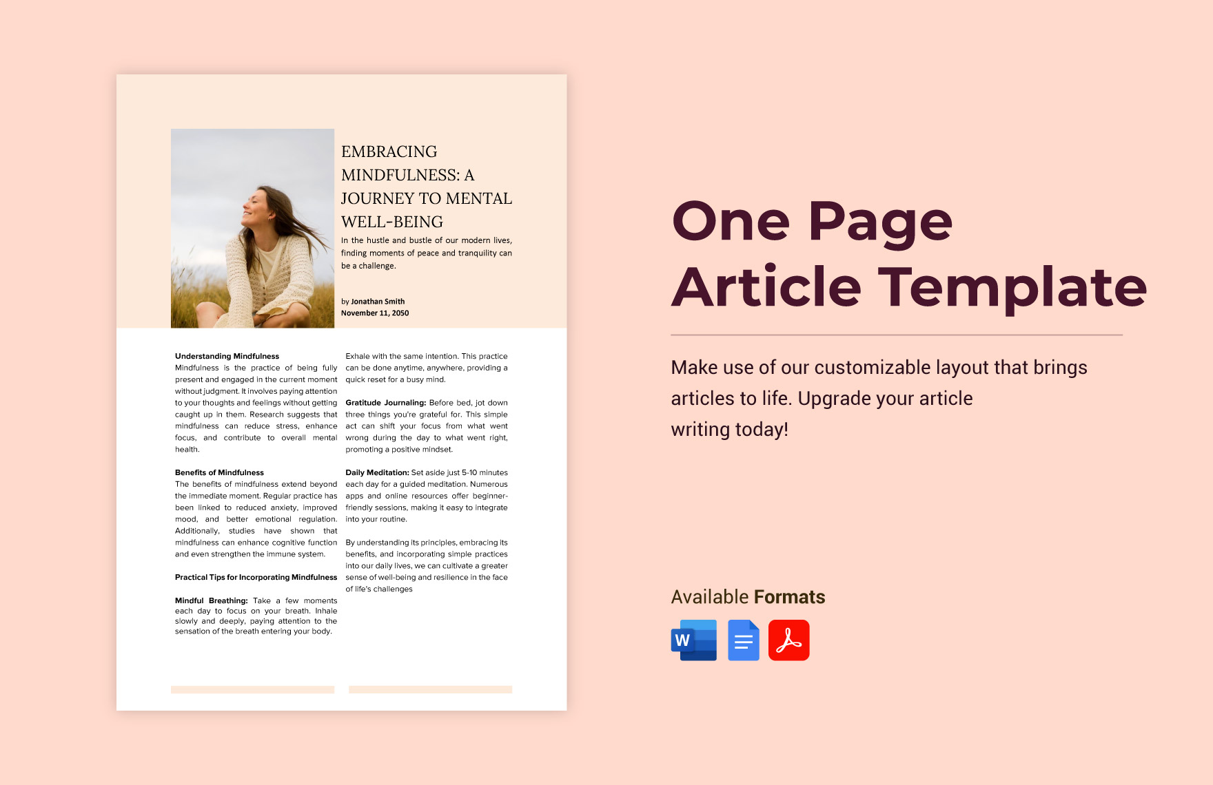 Career Portfolio Template - Download in Word, Apple Pages, Publisher ...