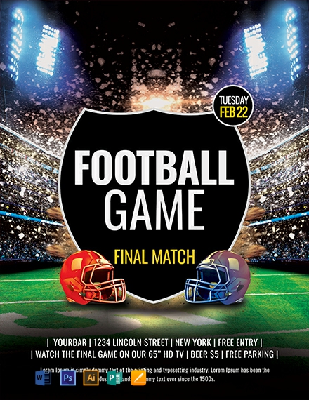 44 Sports Flyer Templates Free Downloads Template