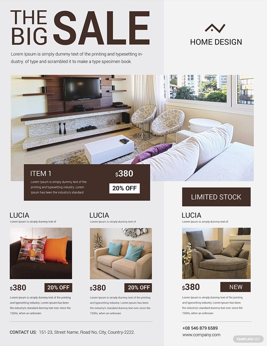 Product Promotion Flyer Indesign Templates Free Download Template