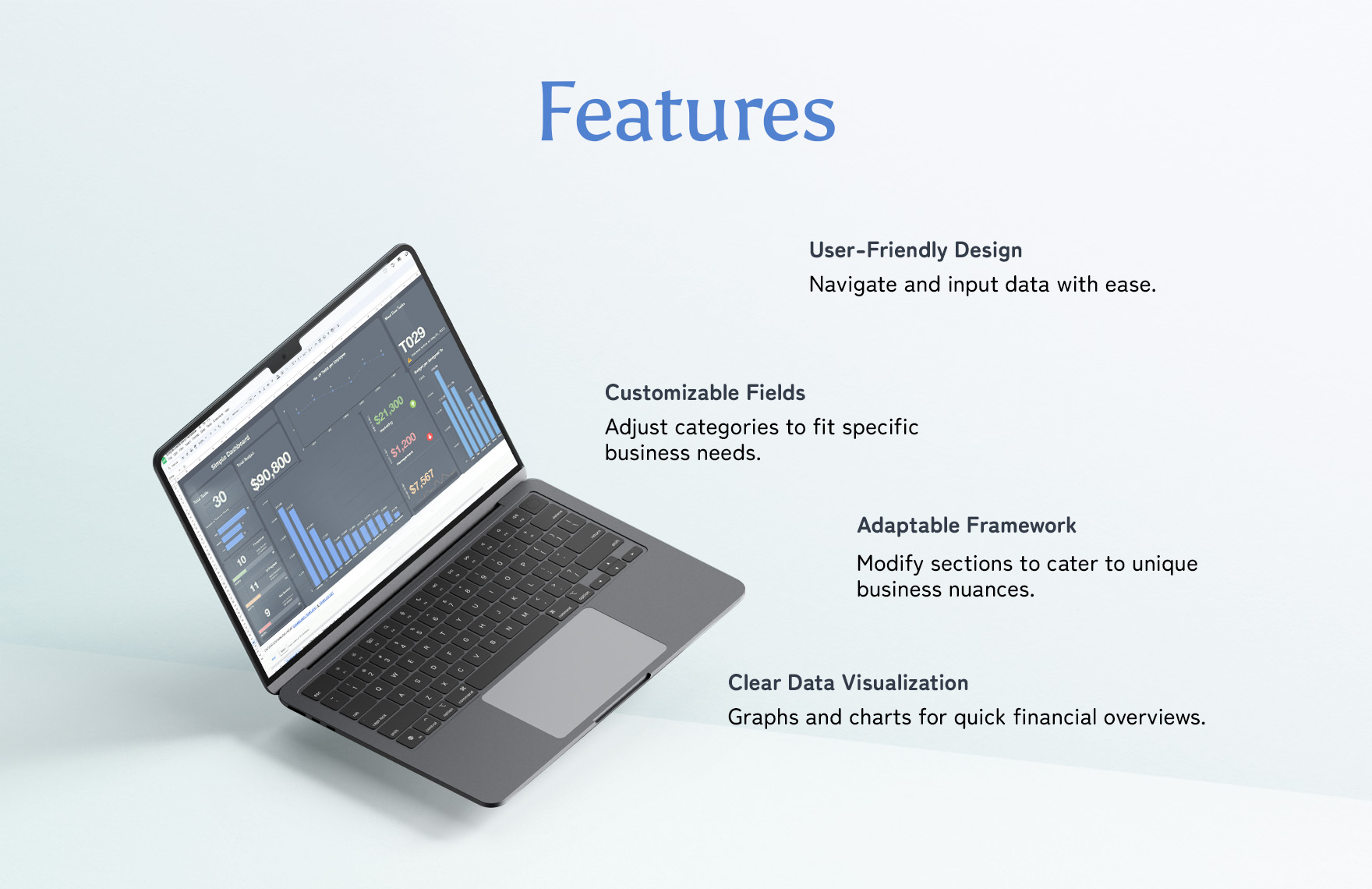 Free Simple Dashboard Template - Download in Excel, Google Sheets ...