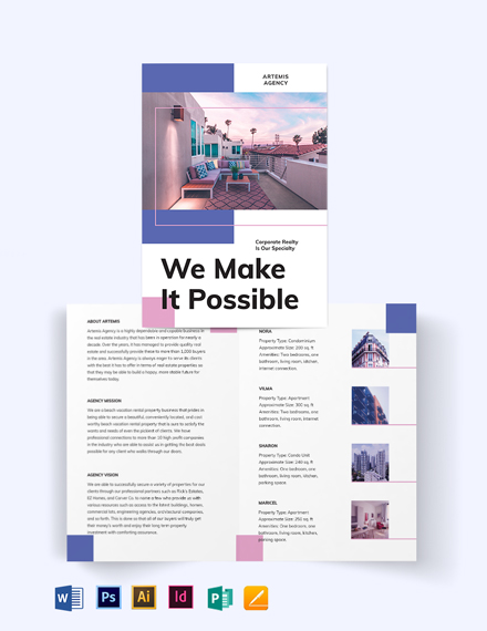 14+ Rental Brochure Templates - Sample, Example, Format