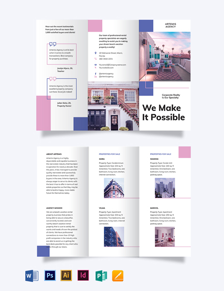 14+ Rental Brochure Templates - Sample, Example, Format