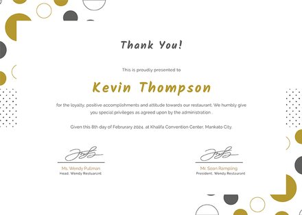 Free Customer Appreciation Certificate Template in Adobe Photoshop ...
