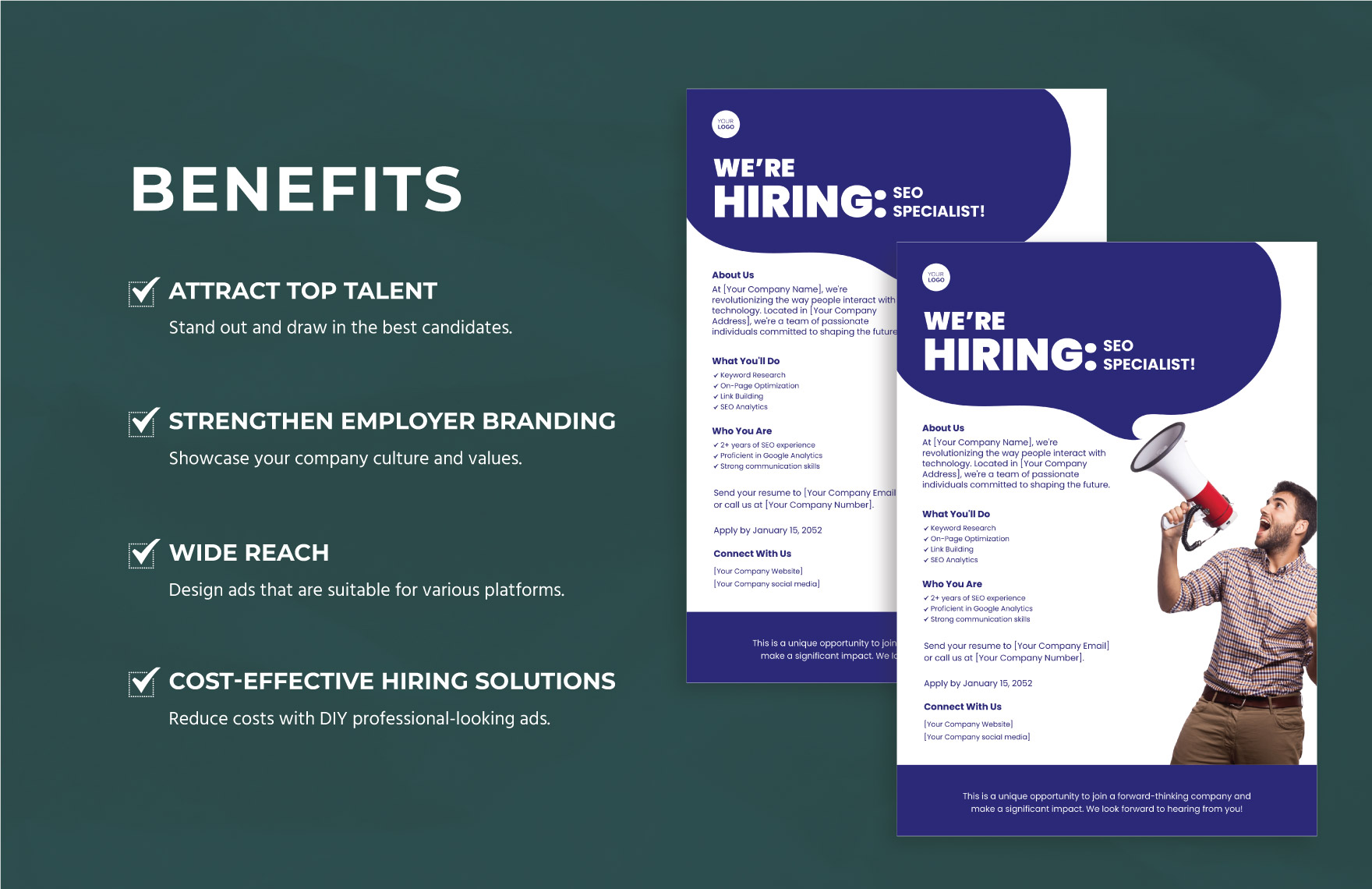 SEO Specialist Job Ad Template - Download in Word, PDF | Template.net