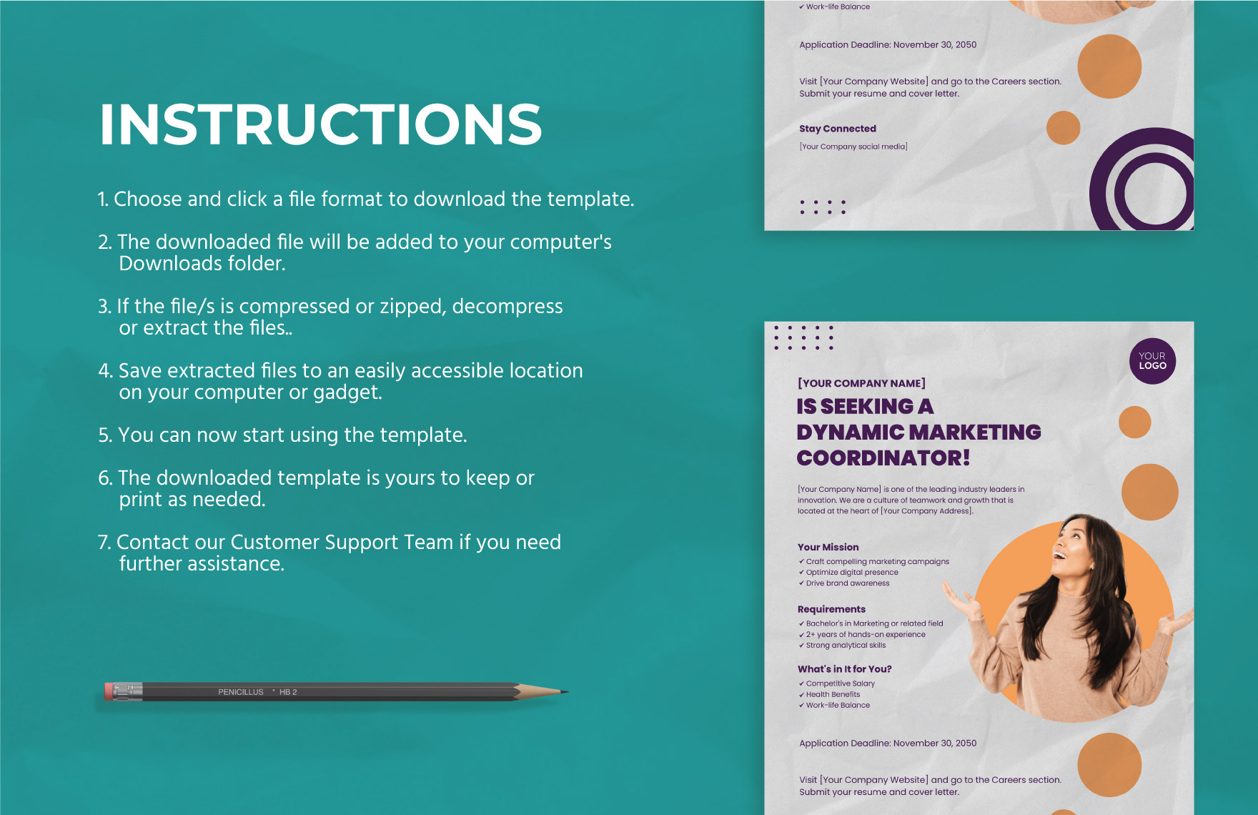 Marketing Coordinator Job Ad Template - Download in Word, PDF ...