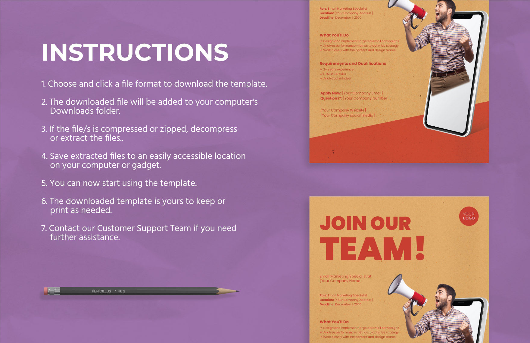 Email Marketing Specialist Job Ad Template - Download in Word, PDF ...