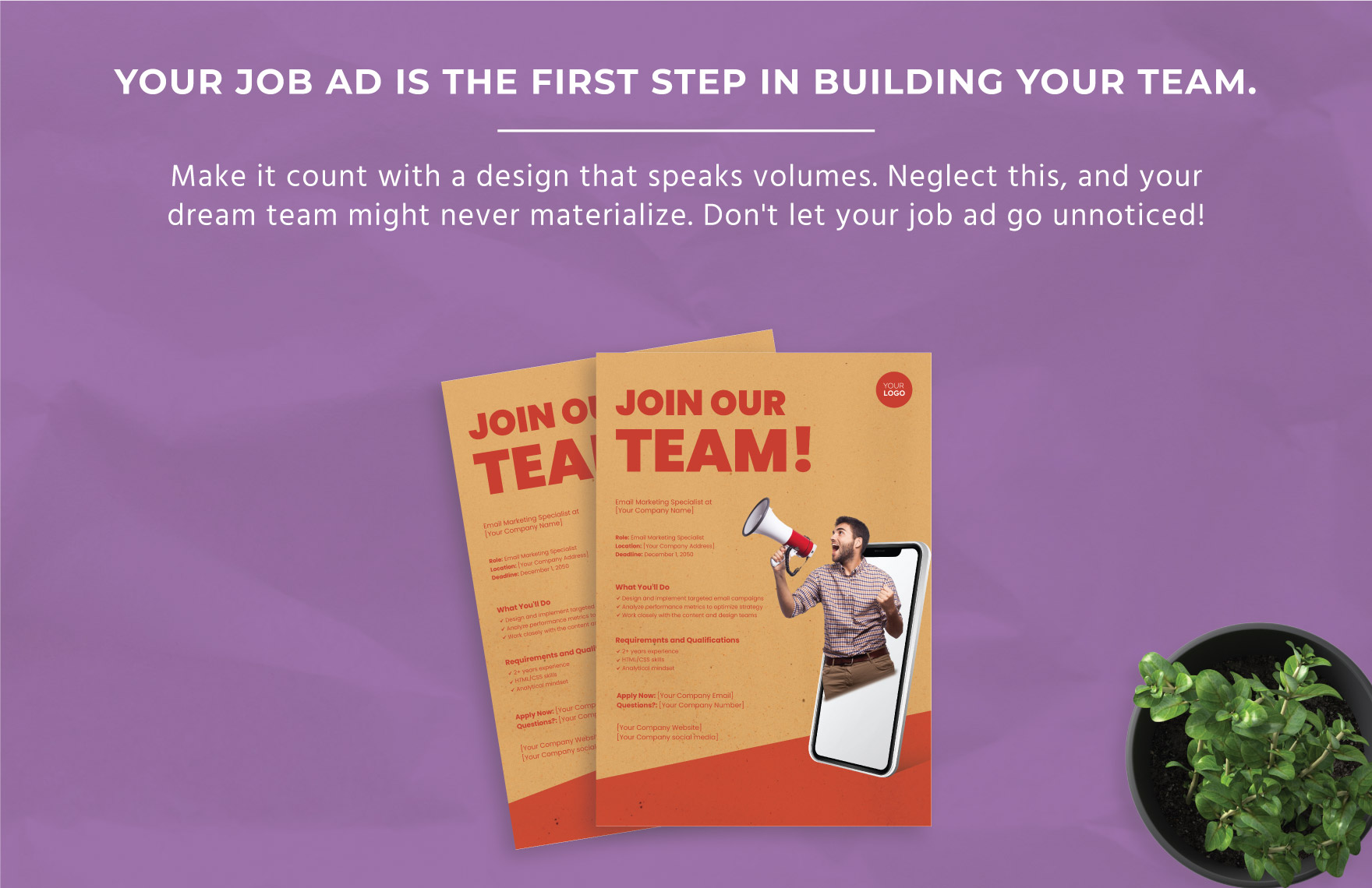 Email Marketing Specialist Job Ad Template - Download in Word, PDF ...