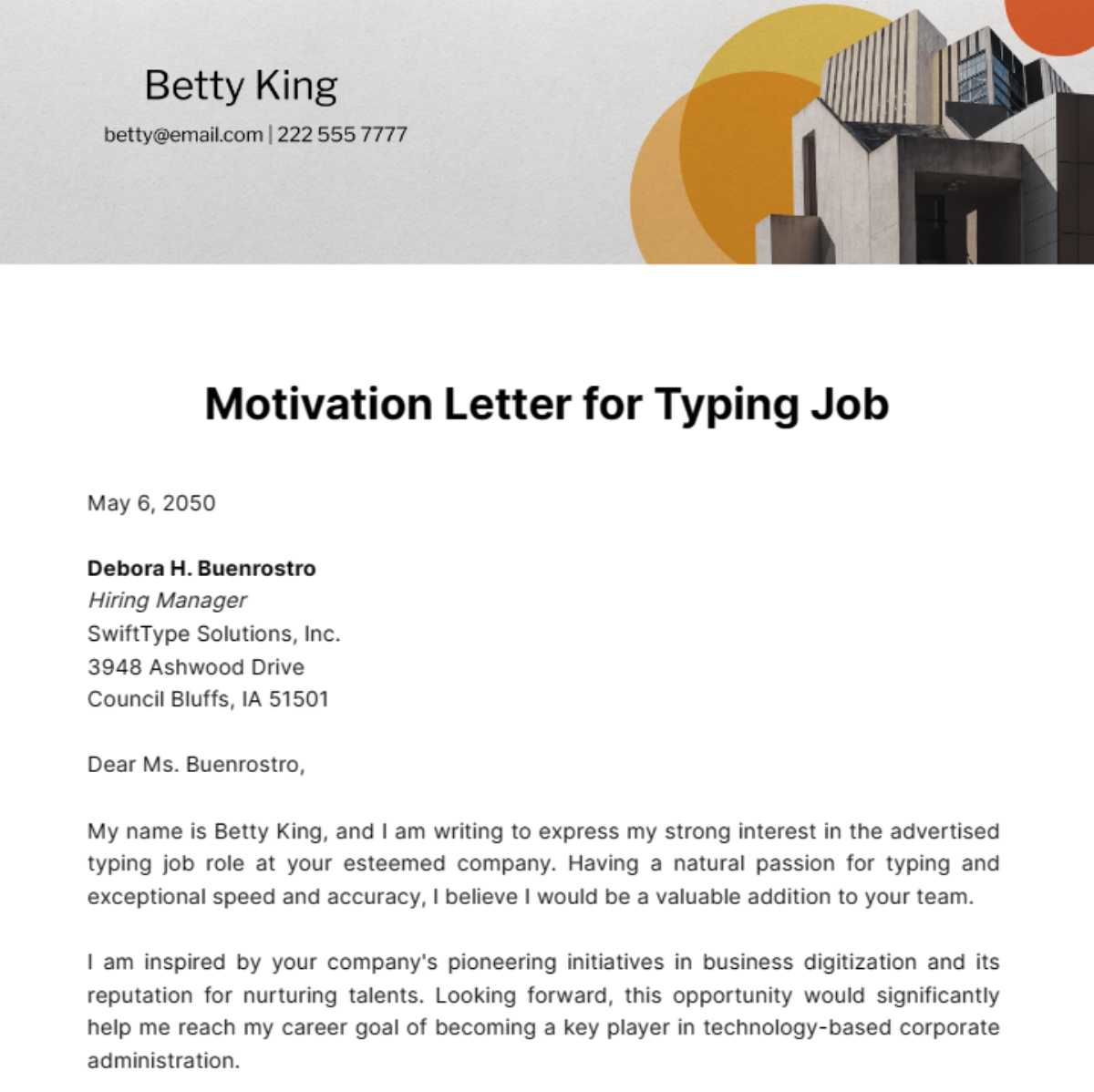 Free Motivation Letter For Typing Job Edit Online Download free-motivation-letter-for-typing-job-edit-online-download