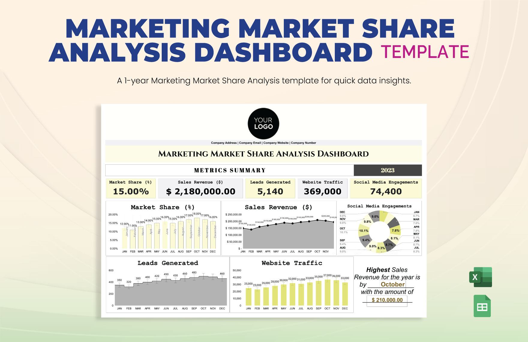 Free Editable Market Templates To Download