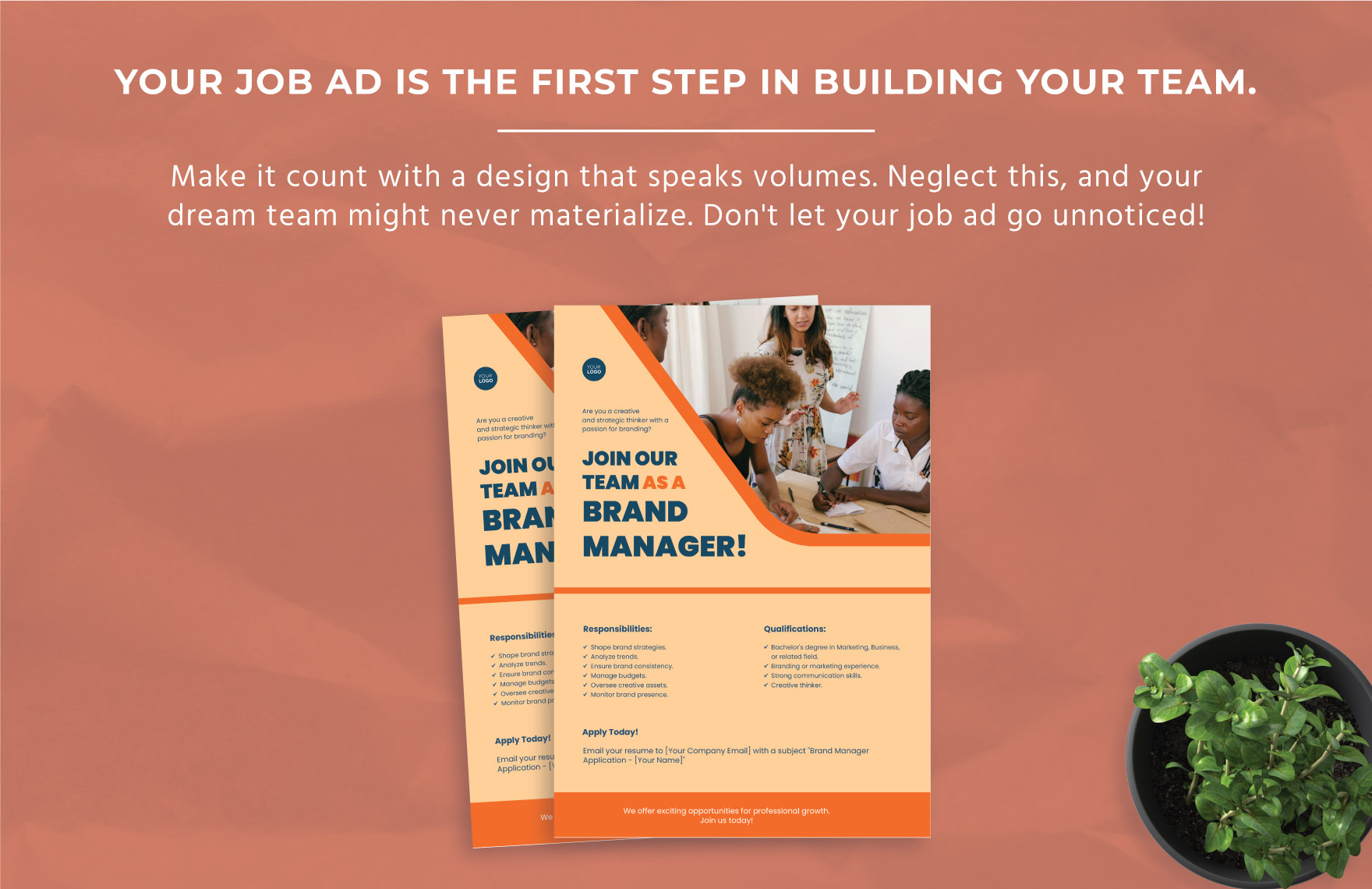 Brand Manager Job Ad Template - Download in Word, PDF | Template.net