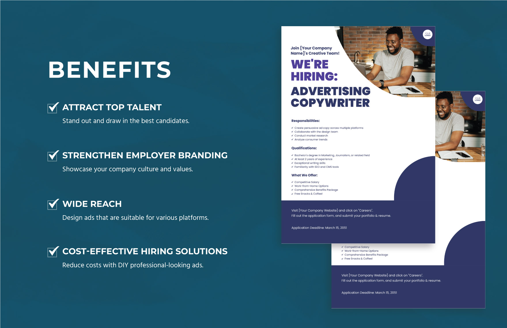Advertising Copywriter Job Ad Template - Download in Word, PDF ...