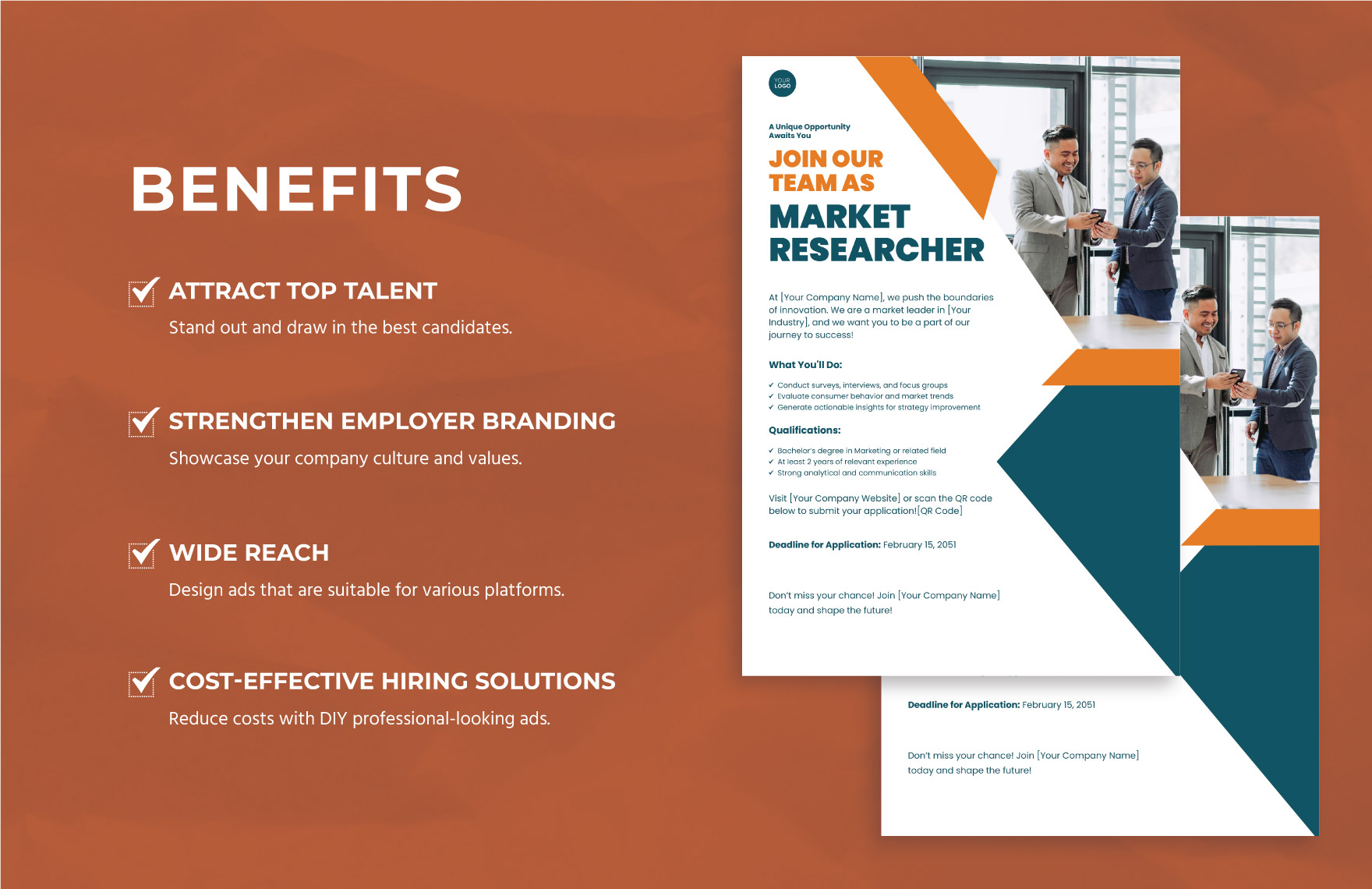 Market Researcher Job Ad Template - Download in Word, PDF | Template.net