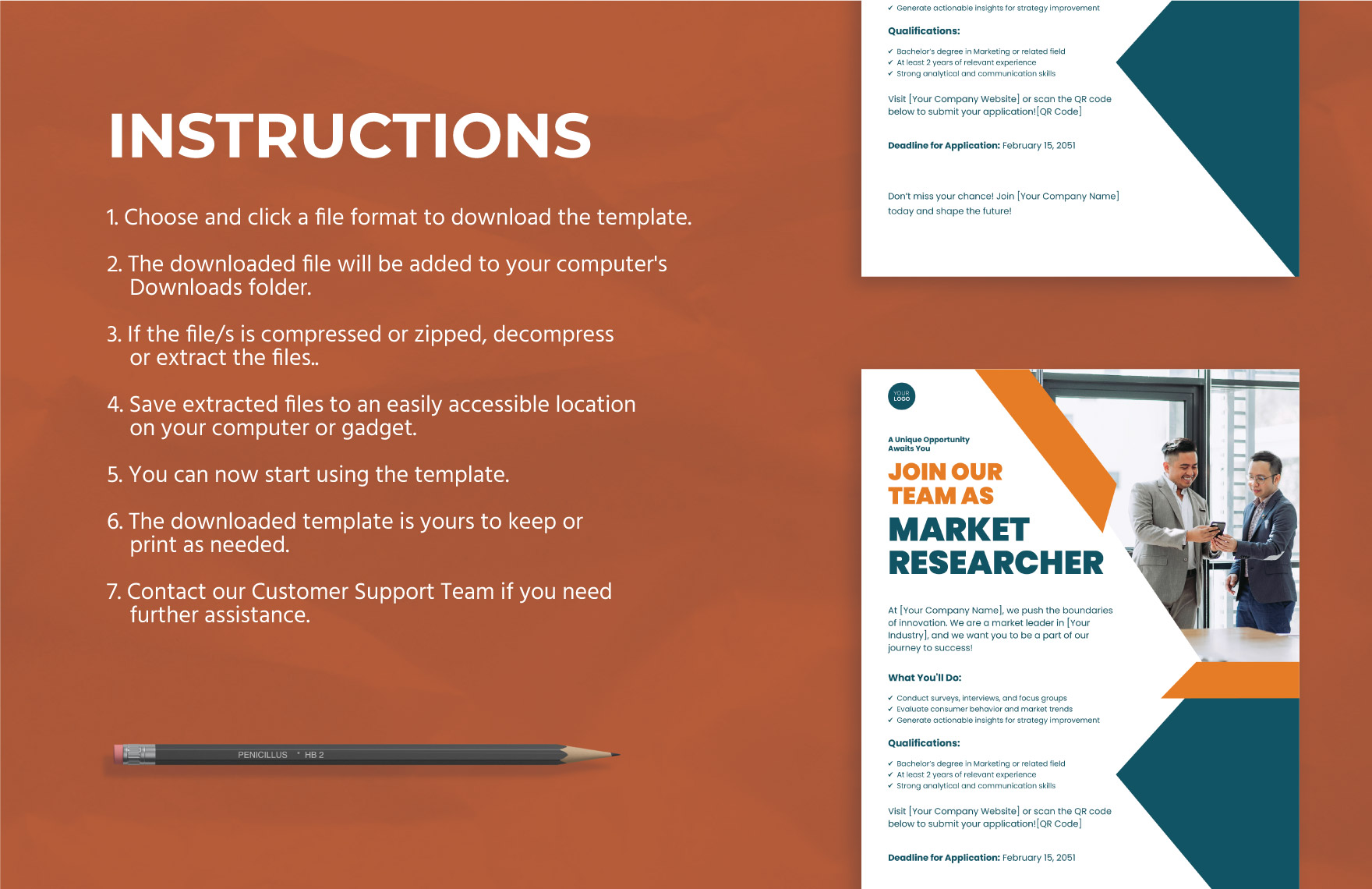 Market Researcher Job Ad Template - Download in Word, PDF | Template.net