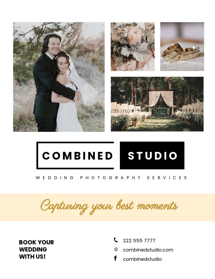 Wedding Photographer Flyer Template
