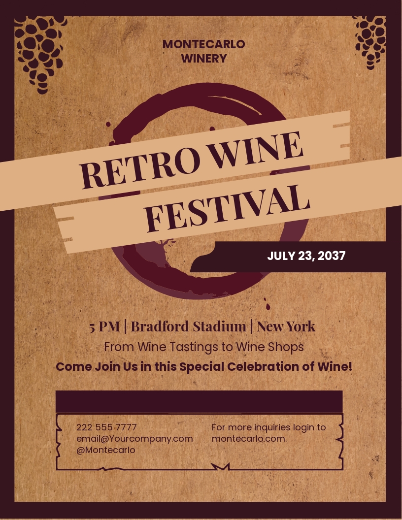 Free Retro Birthday Flyer Template - Illustrator, Word, Apple Pages ...